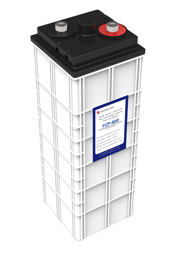 Lead Carbon AGM Battery - FCP 500 2 Volt Cell With Battery Rack ...