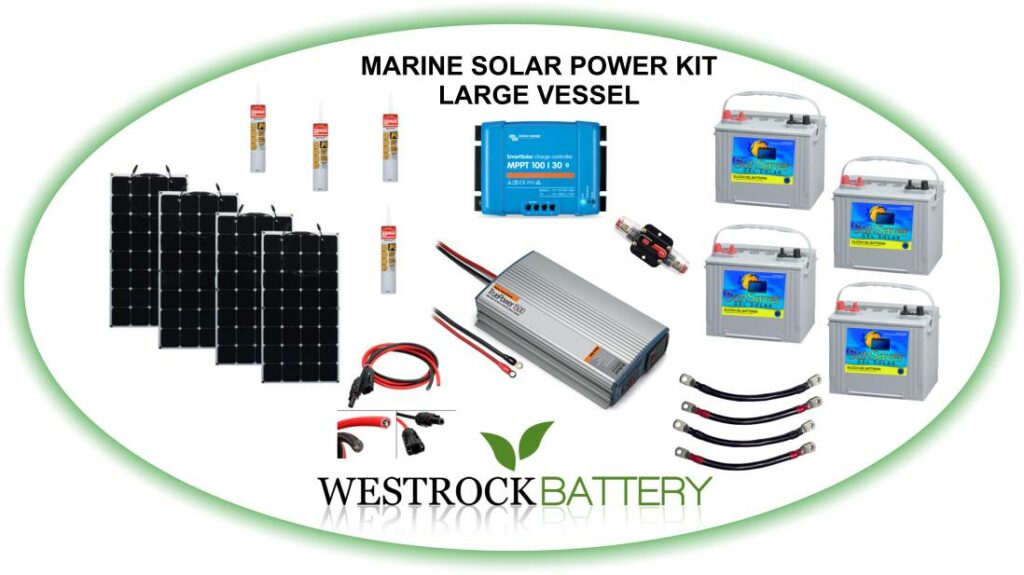 Marine Solar Power Kit for Large Vessels